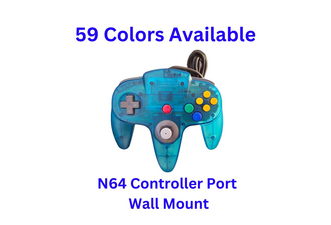 N64 Controller Port Wall Mount - Etsy