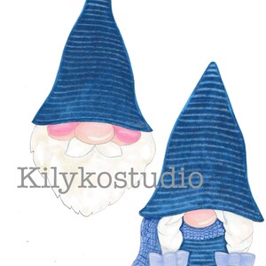 Gnomes Collage Paper Dolls Book Markers Mixed Media Junk Journaling ...