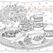 Tea Time Tea Cups Adult Coloring Page Instant Digital Download Pdf - Etsy