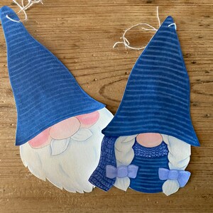 Gnomes Collage Paper Dolls Book Markers Mixed Media Junk Journaling ...