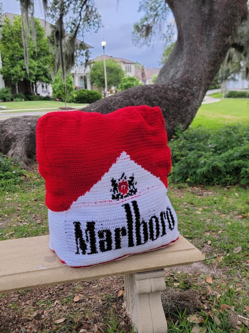 Giant Cigarette Box Pillow - Etsy