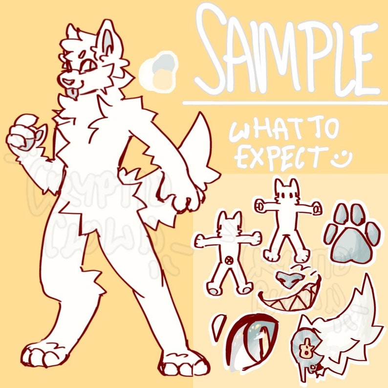 REFERENCE SHEET COMMISSIONS Read Description - Etsy