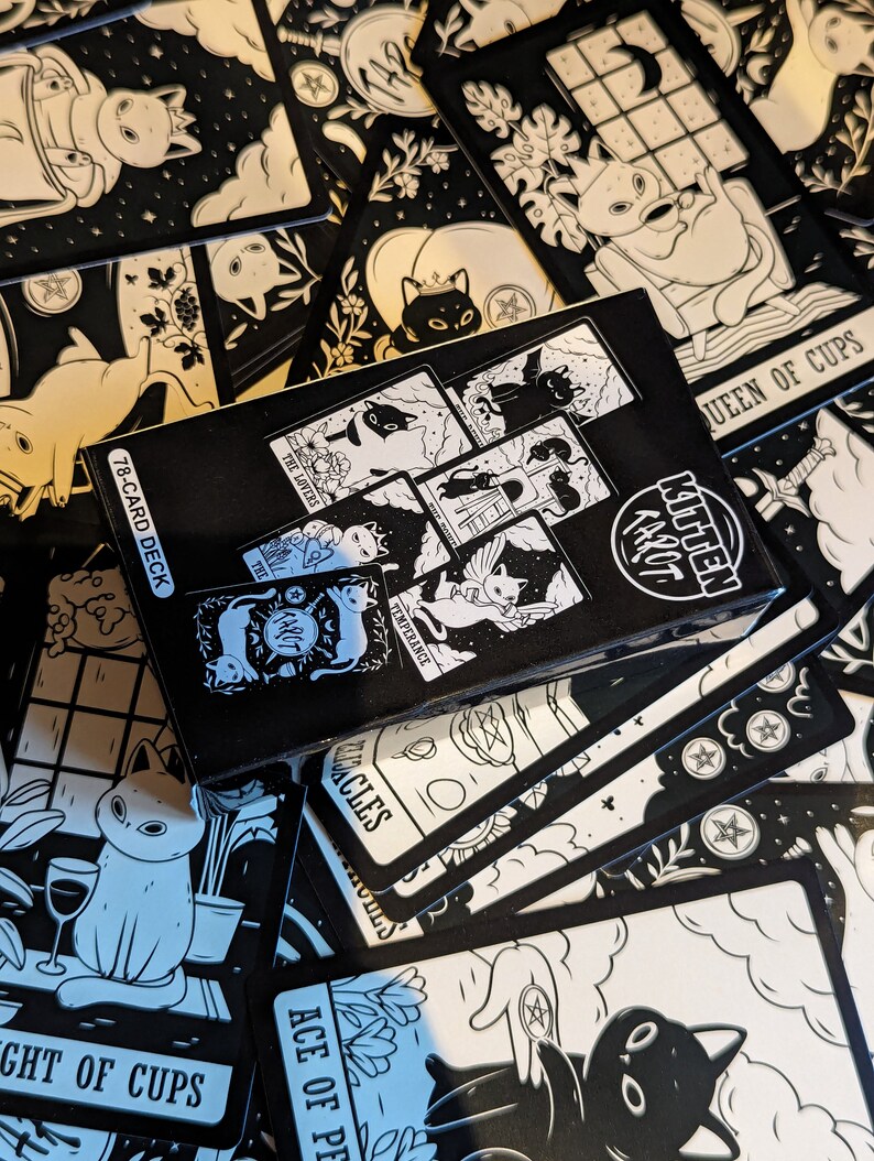 Cute Kitten Tarot Deck - Etsy