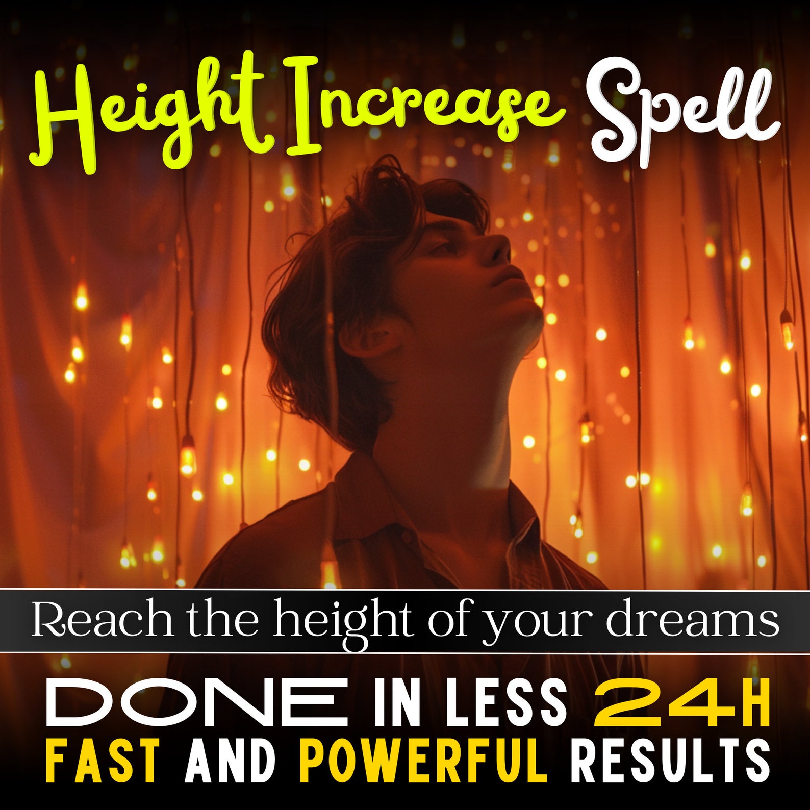POWERFUL HEIGHT BOOSTING Spell, Height Increase Spell, Achieve Desired ...