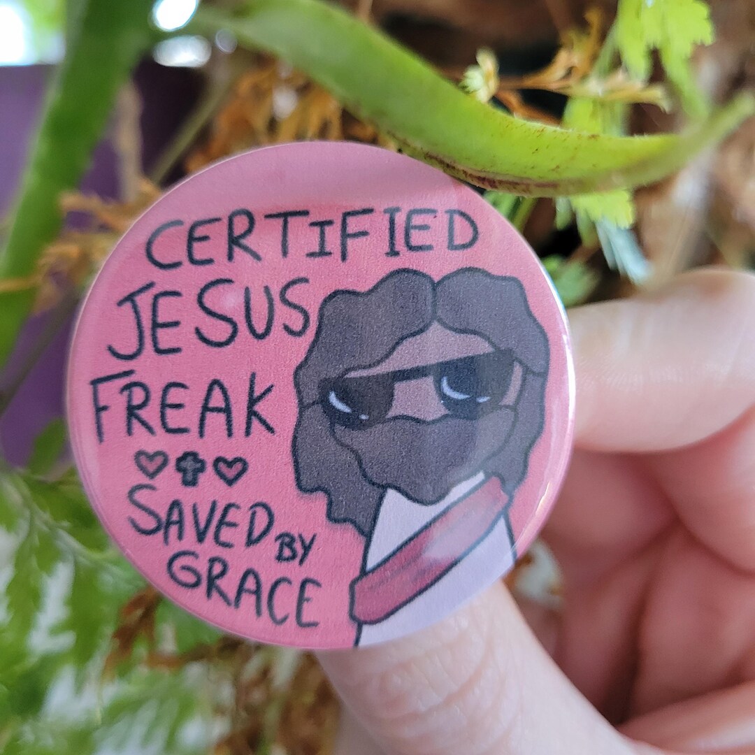 Jesus Freak 44mm Button Badge - Etsy