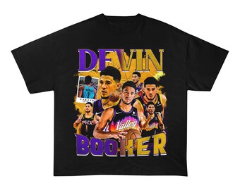 Vintage Style Devin Booker T Shirt, Basketball Shirt, Classic 90s ...