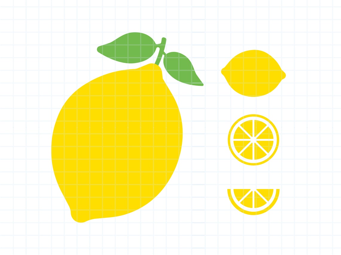 Lemons SVG PNG for DIY, Circut and Pod, Instant Download Commercial Use ...