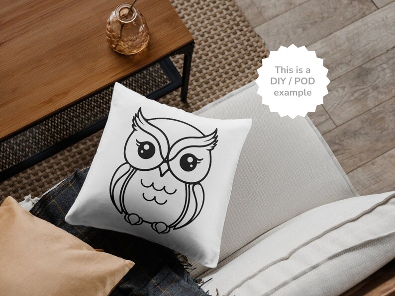 Cute Owl SVG for DIY, Circut and Pod. Instant Download + Commercial Use ...
