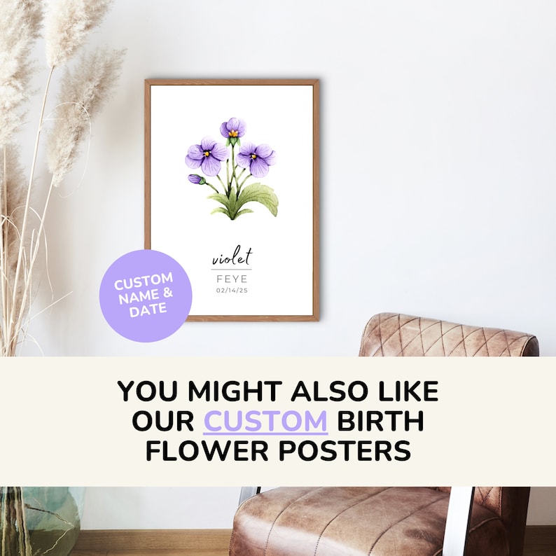 24 Watercolor Birth Month Flowers SVG PNG, Birthday Flower Svg, Birth ...