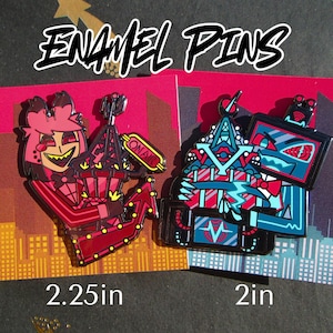 Vee Tower & Radio Tower [hazbin Hotel] Enamel Pin - Etsy