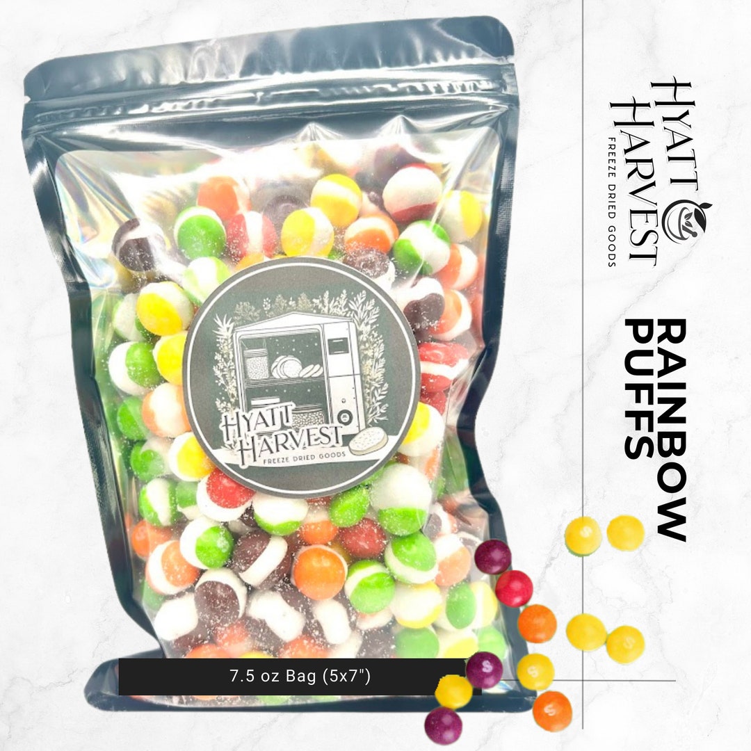 Rainbow Puffs, Freeze Dried Canty, Freeze Dried, Skitt, Les, Homemade Candy, Freeze Dryer ...
