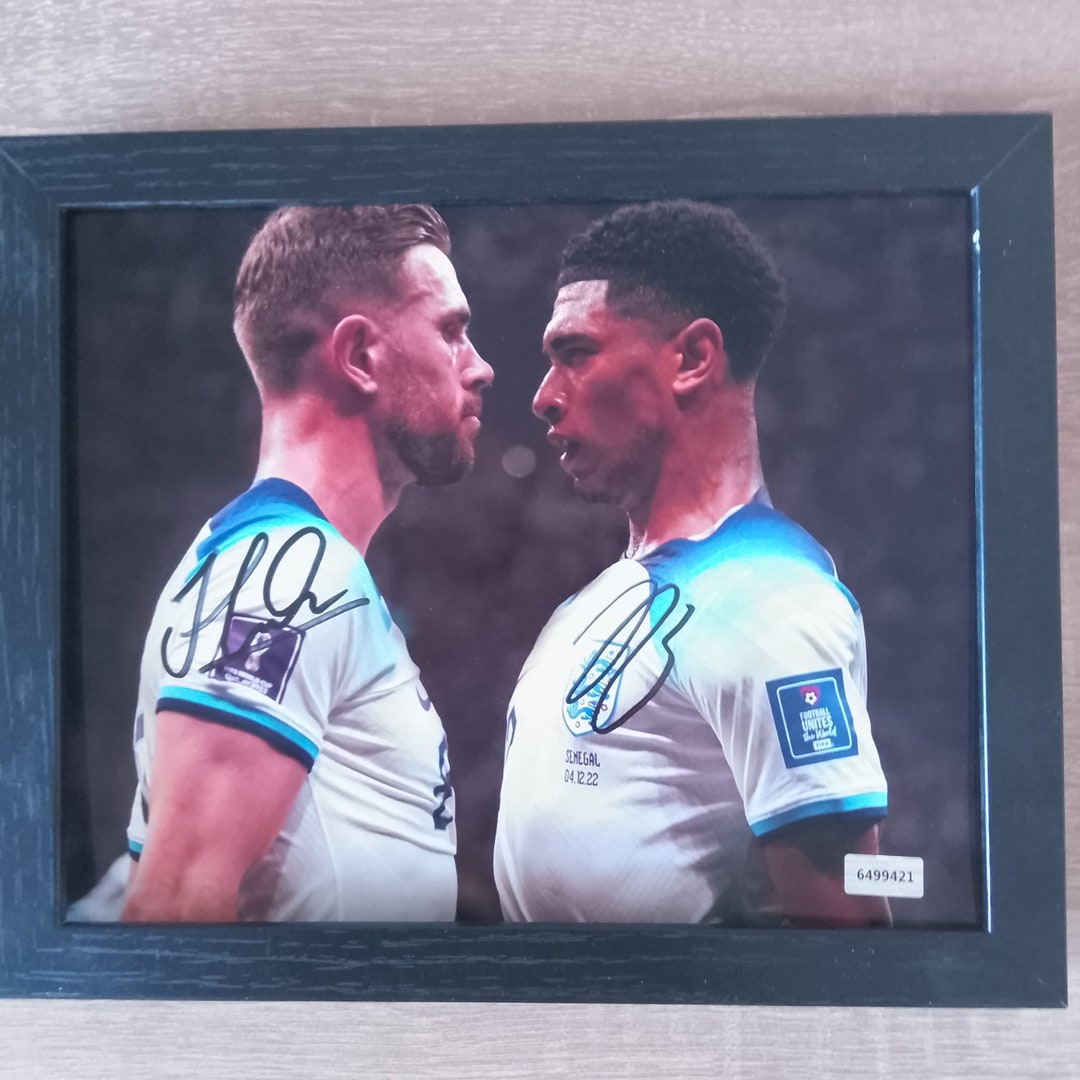 Jordan Henderson and Jude Bellingham Autographed 8x10 Photo COA - Etsy