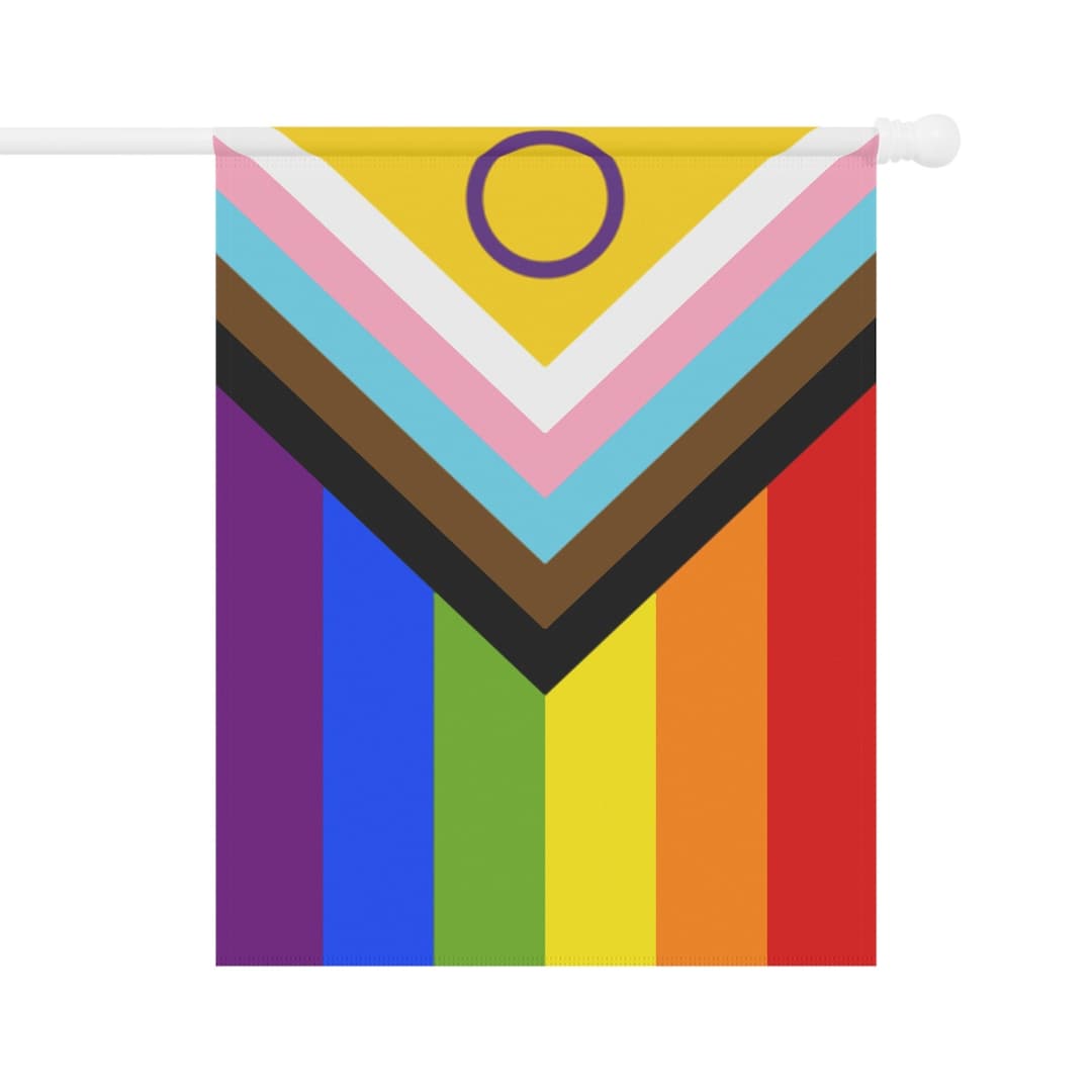 Intersexual Rainbow Lgbt Pride Flag, Lgbtq Banner, Rainbow Flag, Pride ...