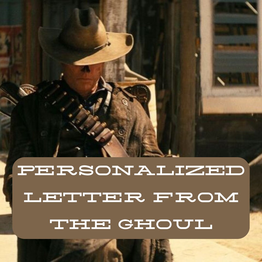 Personalized Digital Letter From the Ghoul - Etsy