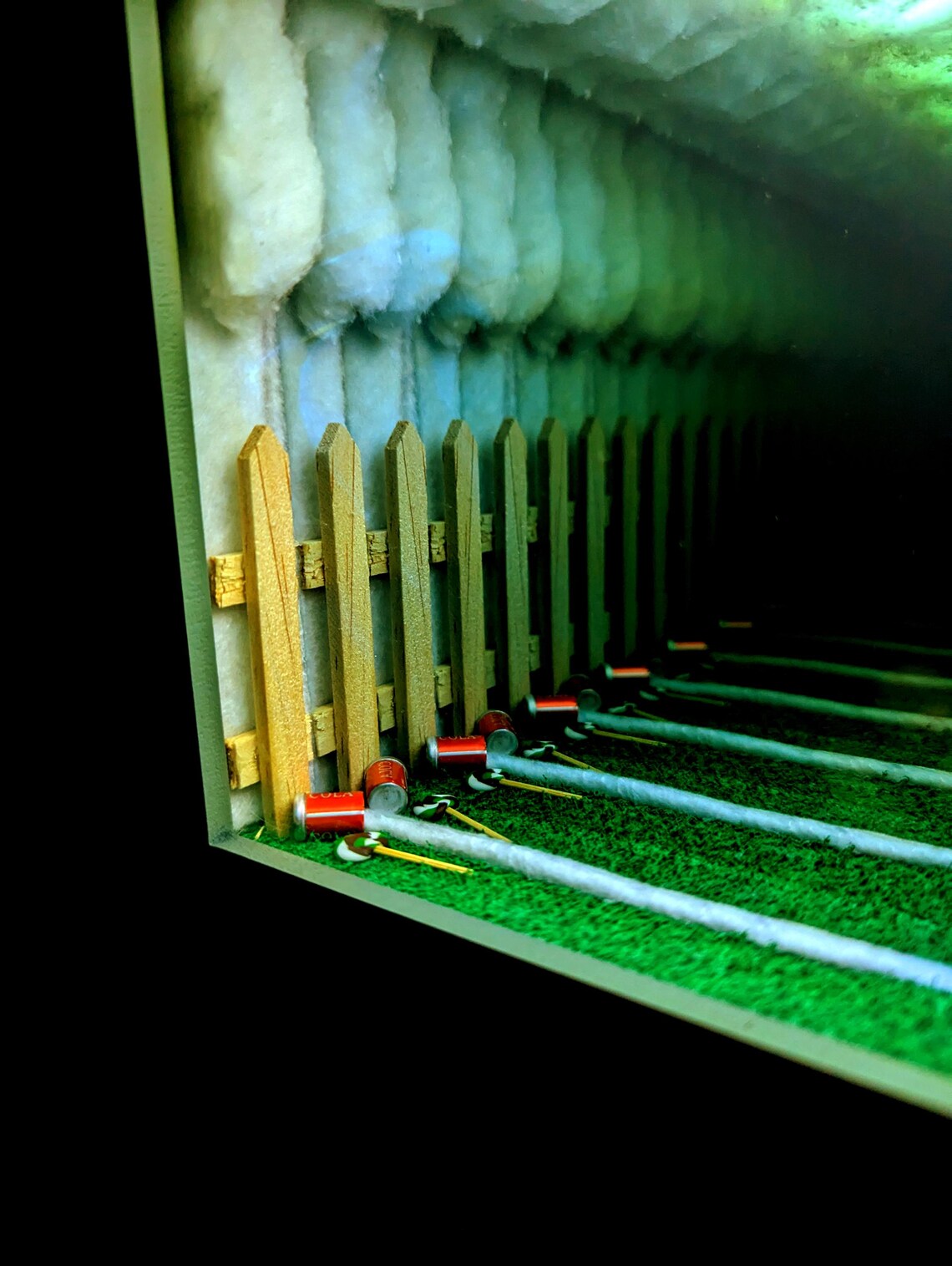 Infinity Mirror Diorama Art liminal Space 10.2.1 6 Inch Infinity Mirror ...