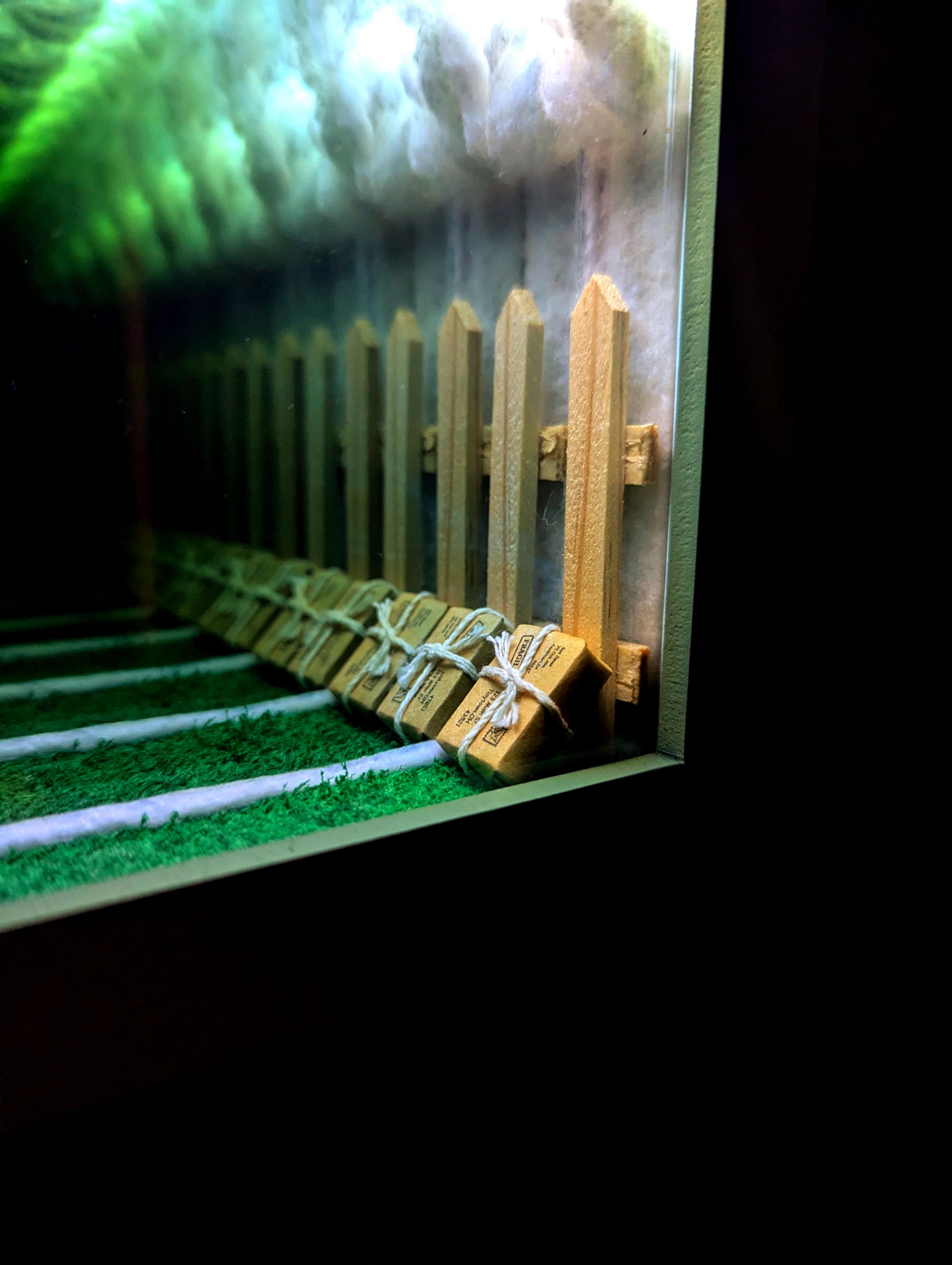 Infinity Mirror Diorama Art liminal Space 10.2.1 6 Inch Infinity Mirror ...