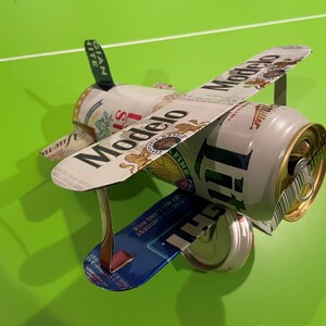 Beer Can Airplane for Home Bar or Mancave - Natty Boh Planes - Etsy