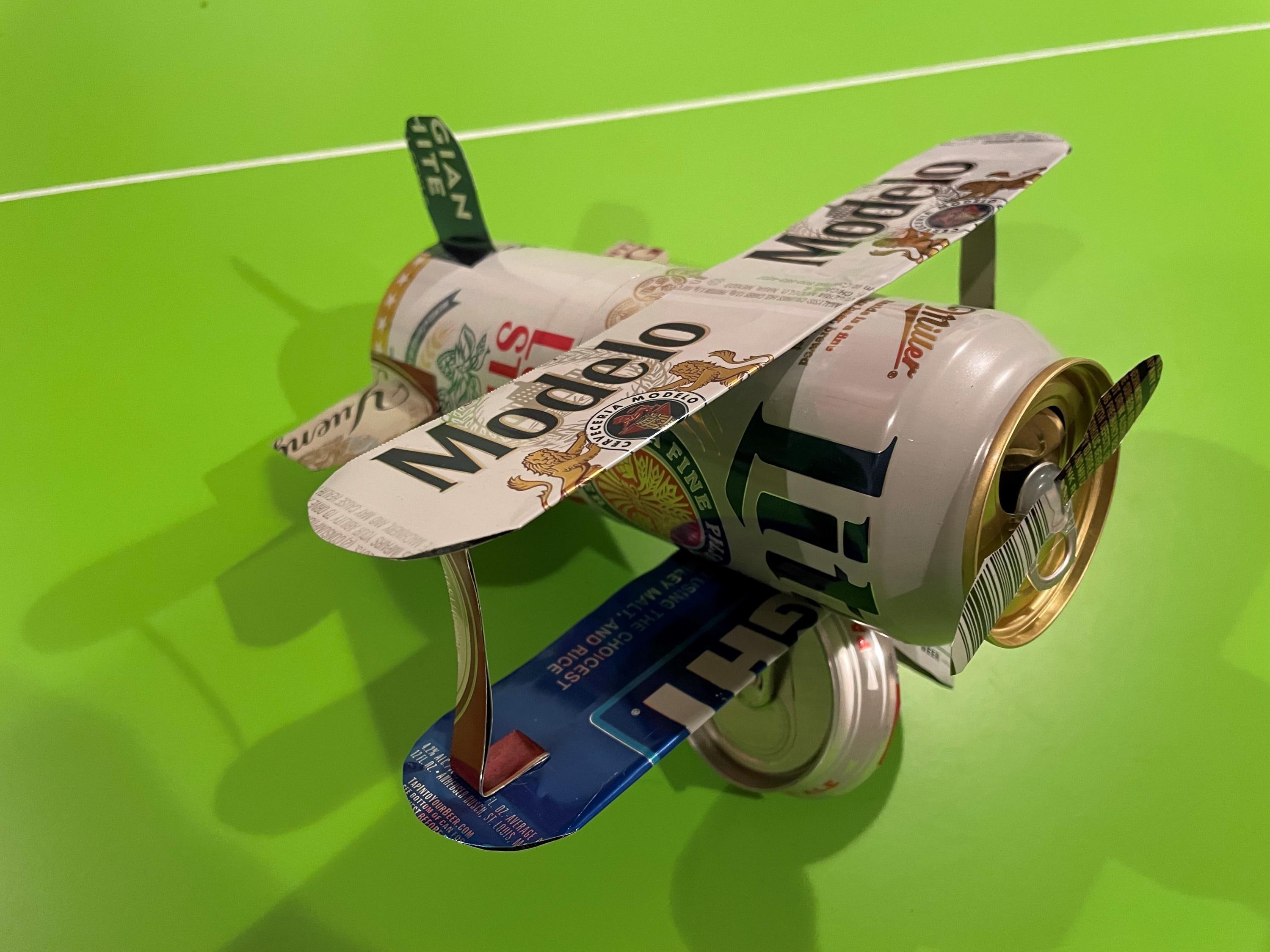 Beer Can Airplane for Home Bar or Mancave - Natty Boh Planes - Etsy