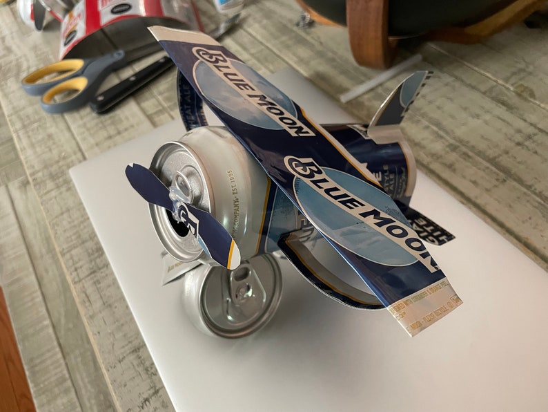 Beer Can Airplane for Home Bar or Mancave - Natty Boh Planes - Etsy