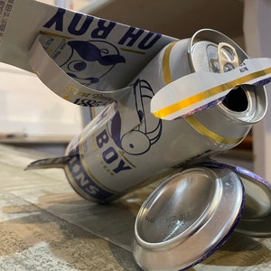 Beer Can Airplane for Home Bar or Mancave - Natty Boh Planes - Etsy