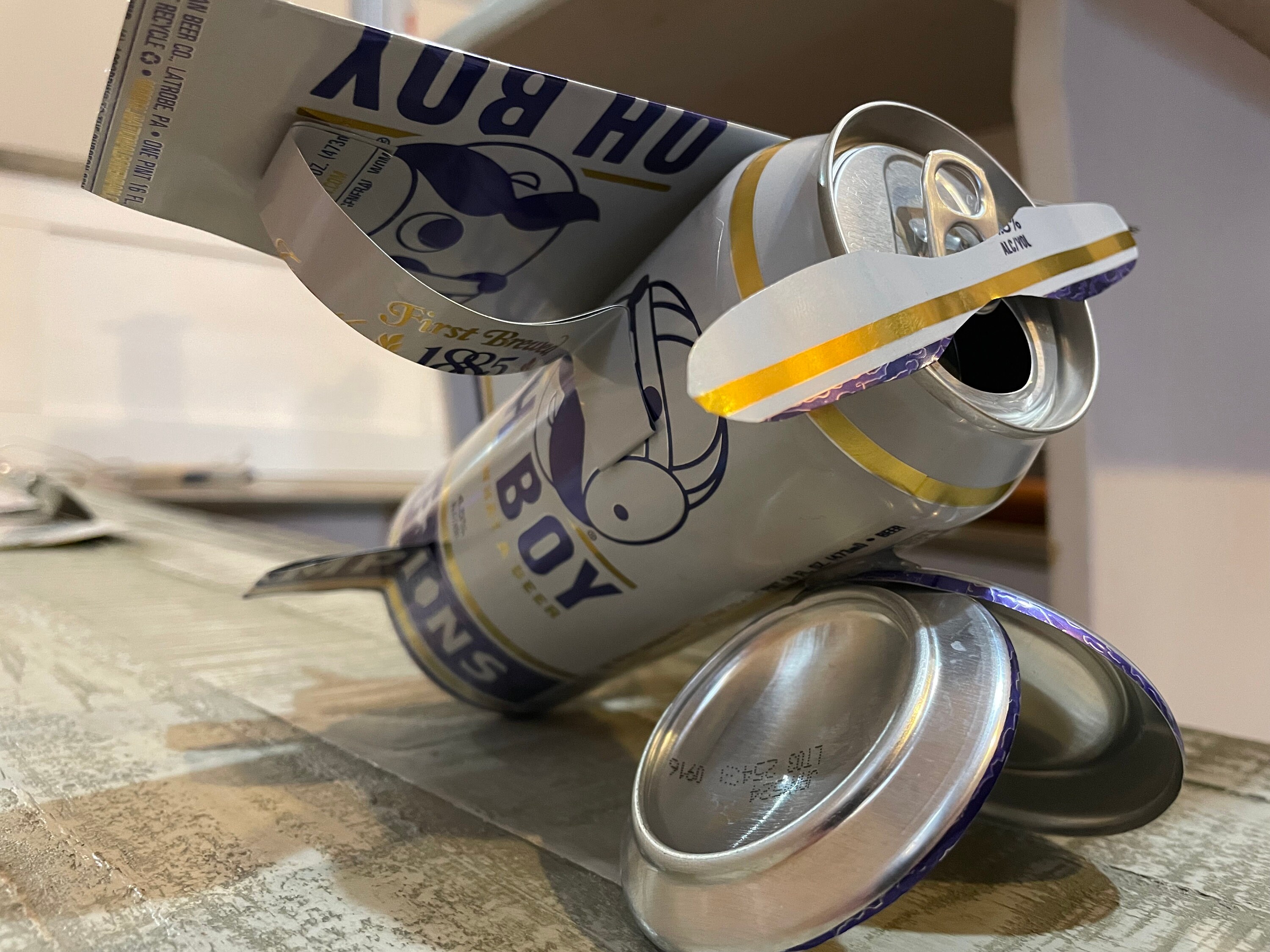 Beer Can Airplane for Home Bar or Mancave - Natty Boh Planes - Etsy