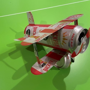 Beer Can Airplane for Home Bar or Mancave - Natty Boh Planes - Etsy