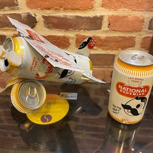 Beer Can Airplane for Home Bar or Mancave - Natty Boh Planes - Etsy
