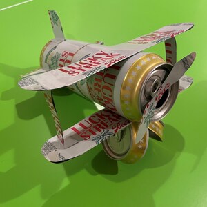 Beer Can Airplane for Home Bar or Mancave - Natty Boh Planes - Etsy