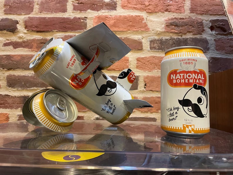 Beer Can Airplane for Home Bar or Mancave - Natty Boh Planes - Etsy