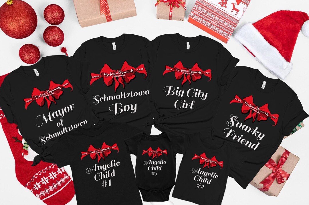 Hallmark Parody Christmas Movie Family Shirts • Matching Couple Group ...