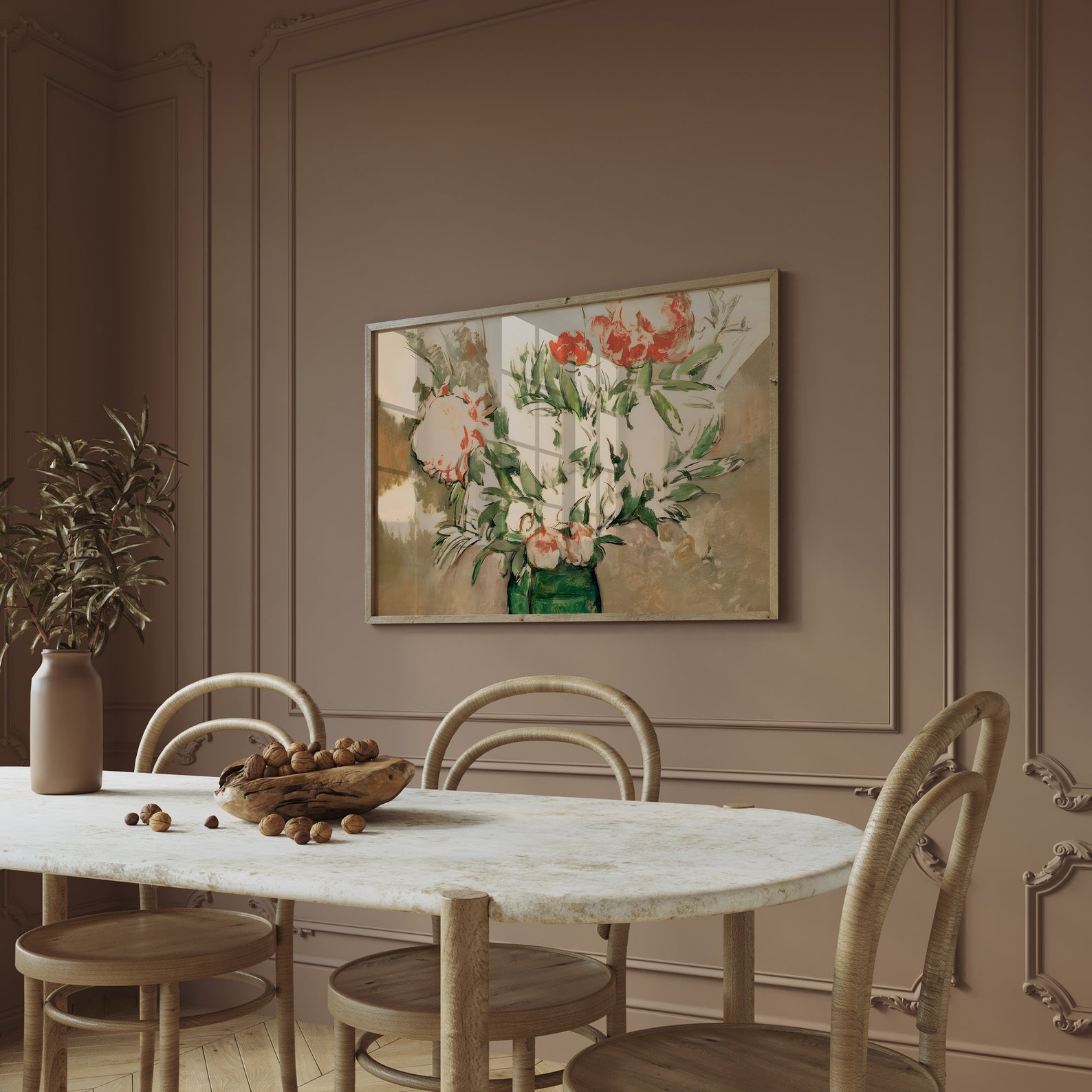Cottagecore Botanical Large Wall Art | Preppy Wall Art Aesthetic Room ...