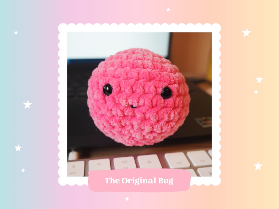 The Original Bug Desk Buddy Stress Bugs Cheer up Bugs Crochet Pet - Etsy
