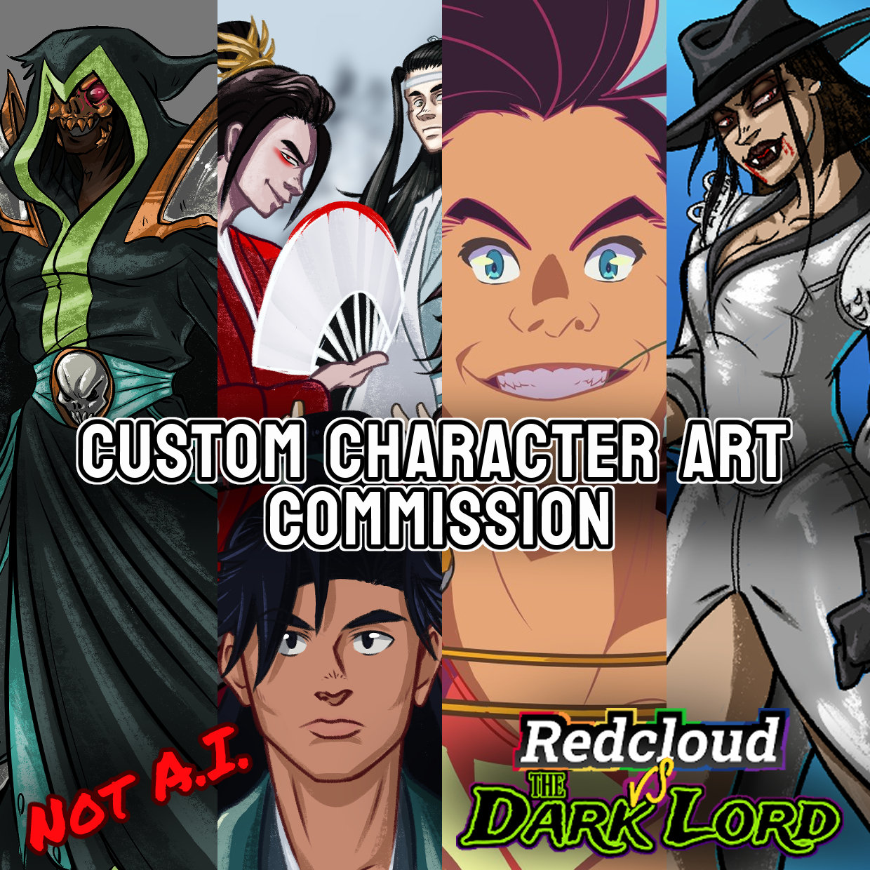 Custom Stylized Character Art - Dnd, Ocs, Fan Art, Etc - Etsy