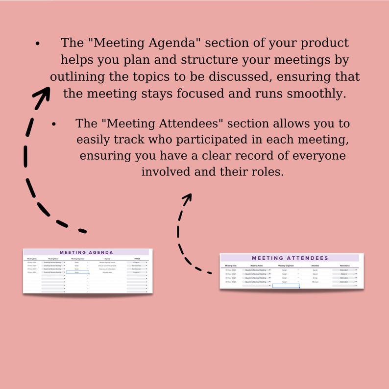 Meeting Tracker Template, Google Sheets Organizer for Meeting Details ... Meeting Tracker Template, Google Sheets Organizer for Meeting Details ...