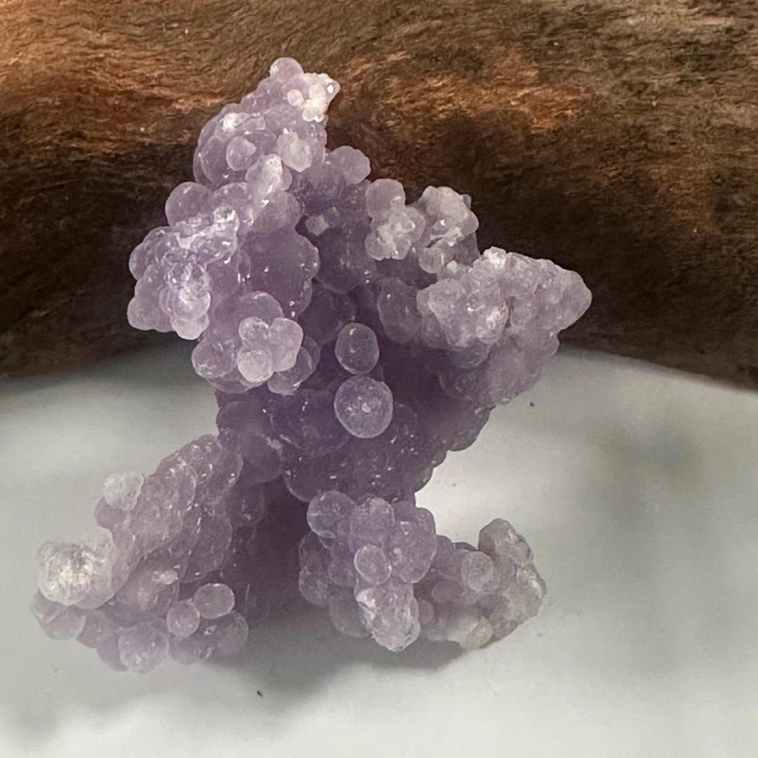 Grape Agate From Indonesia | Purple Botryoidal Chalcedony Cluster ...