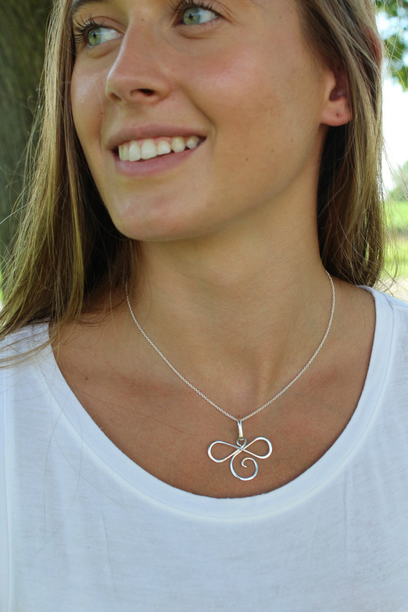 Infinite Pendant Necklace Sterling Silver Inspirational Gift - Etsy Canada