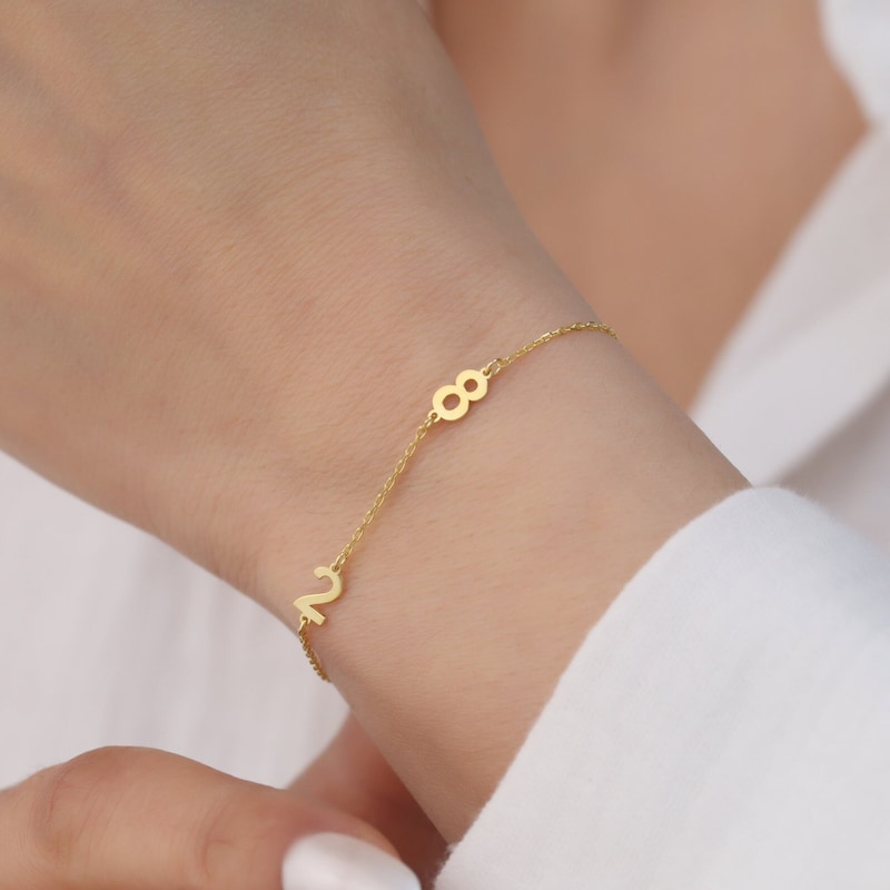 Number Bracelet - Etsy