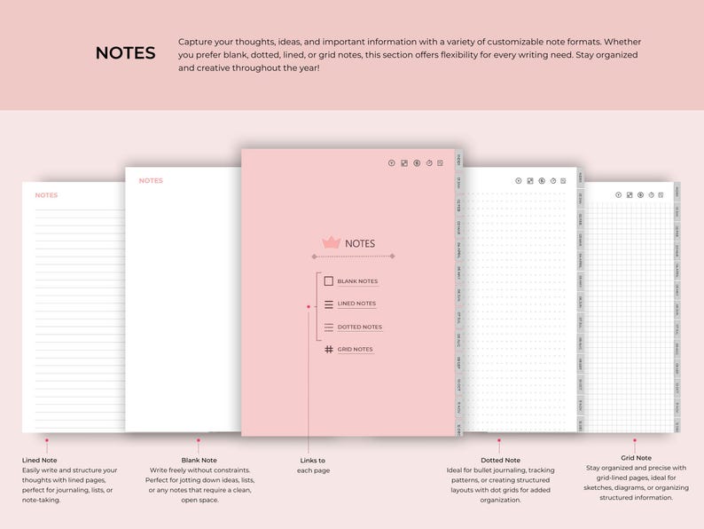 All-in-one Digital Planner 2025, Digital Journal, Digital Goodnotes ...