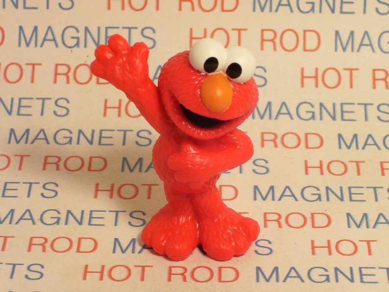 Elmo #2 3D Figure Magnet - Sesame Street, Big Bird, TV, Cartoon, Kids ...
