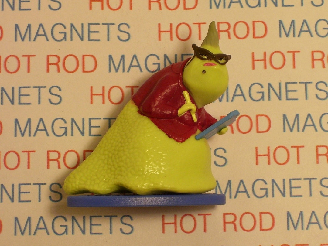 Roz 3D Figure Magnet - Monsters Inc, Disney, Pixar, Movie, Cartoon ...