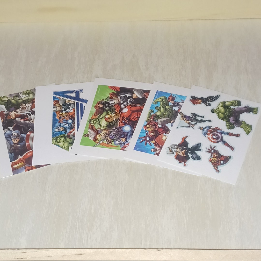 Changeable Avengers Magnet With 5 Pics Refrigerator, Man Cave, Party ...