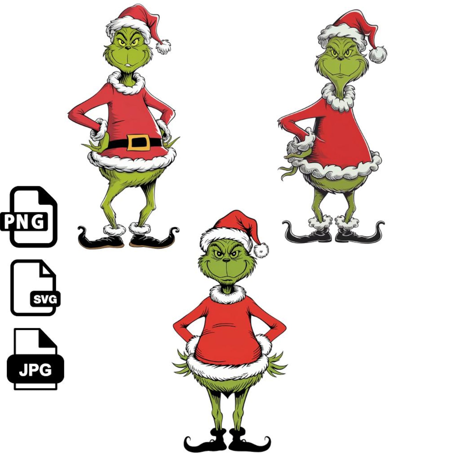 Christmas Svg Bundle, Grinch Svg Bundle, the Grinch Svg, Grinch Face ...