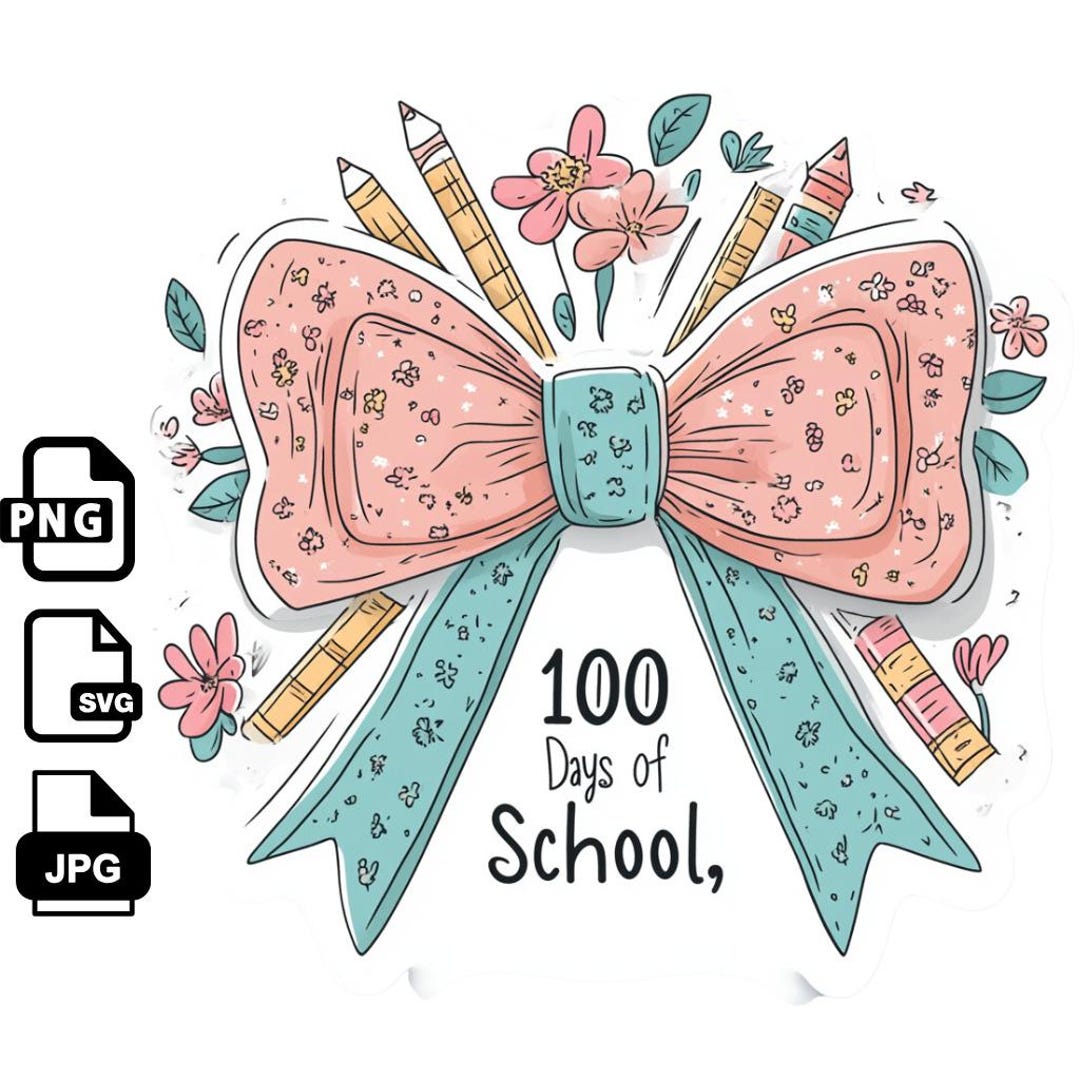 100 Days of School SVG PNG, Teacher Shirt SVG, 100th Day of School Svg ...