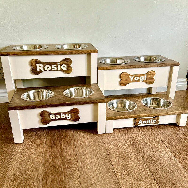 Rustic Dog Bowl - Etsy