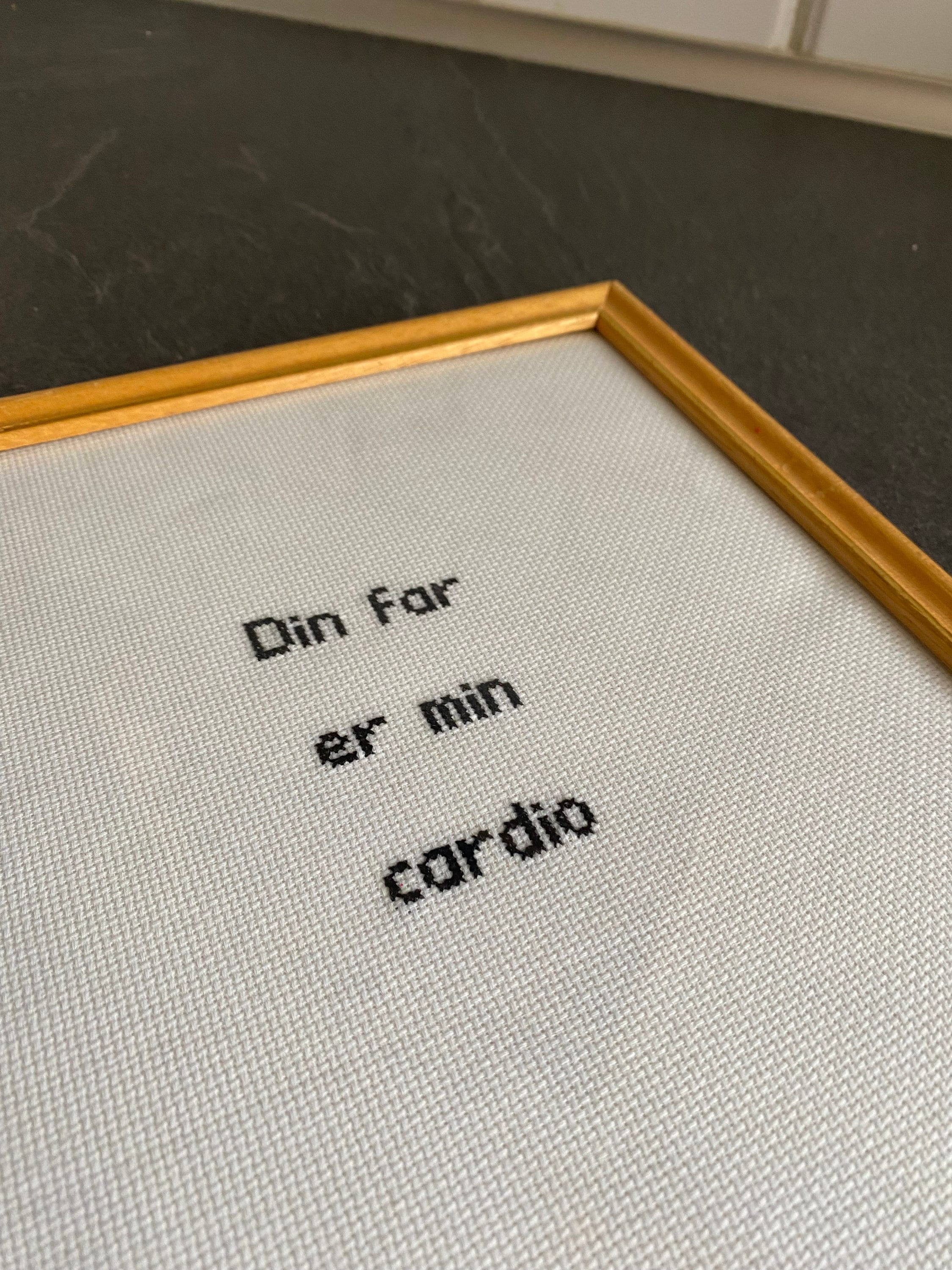 Dansk Alfabet Korssting Broderi æ ø å - Danish Alphabet Cross Stitch ...
