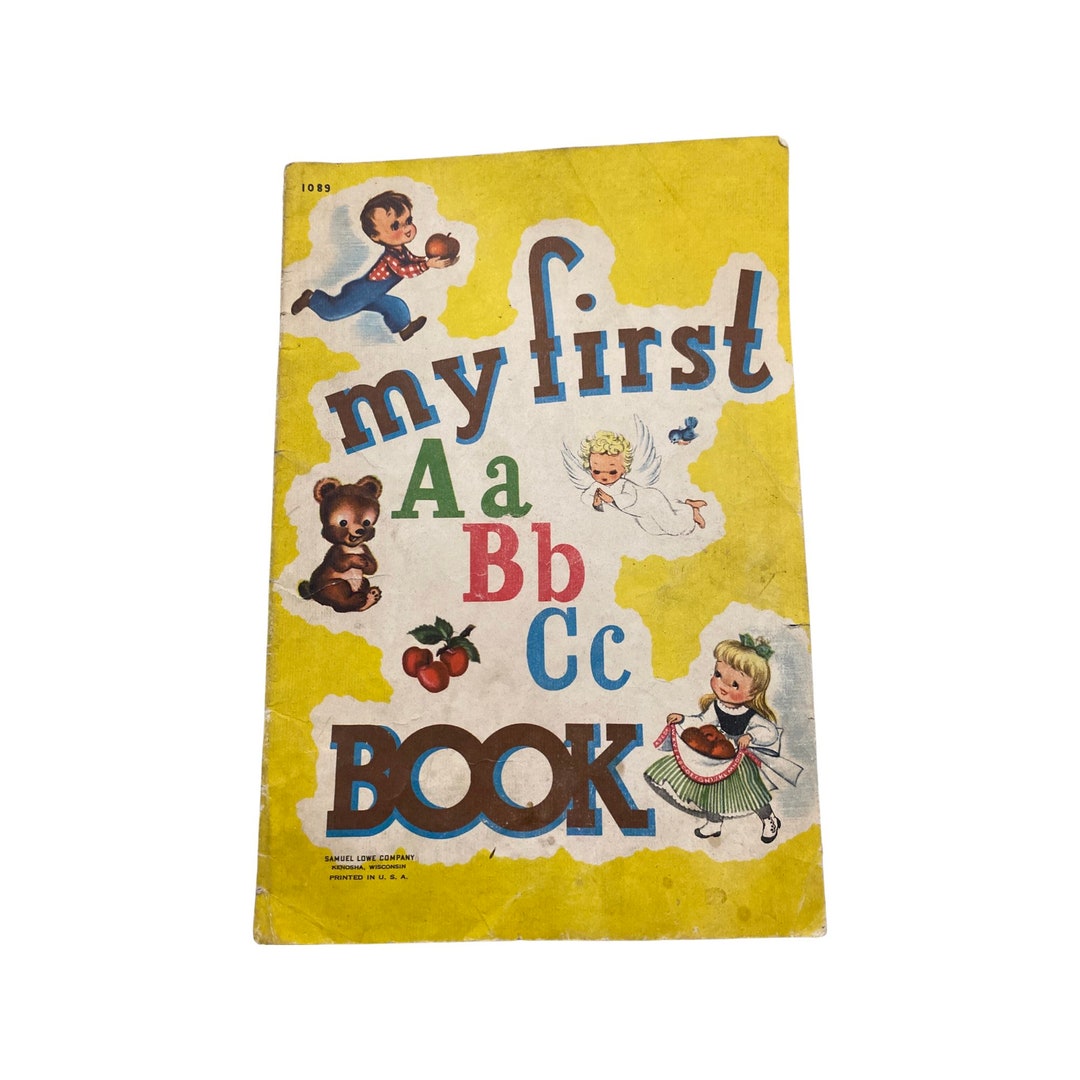 My First ABC Book 1940s Childrens Book - Etsy