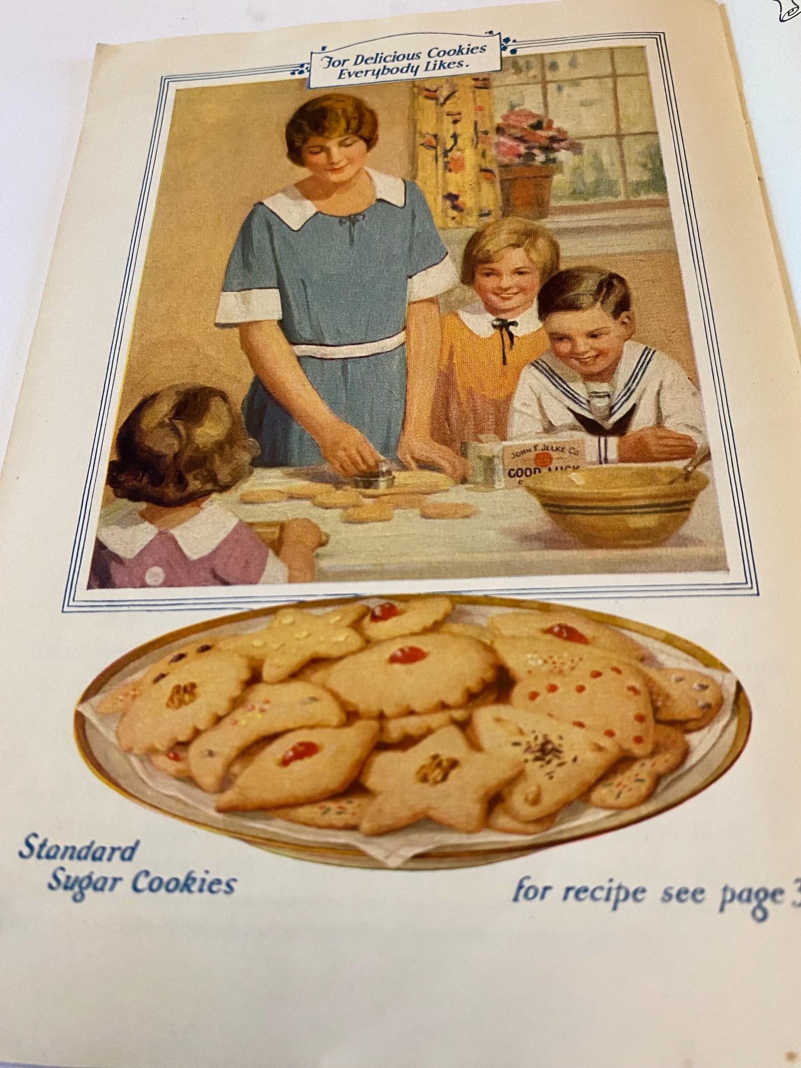 1926 Jelke Good Luck Margarine Cookbook – Vintage Illustrated Recipes ...