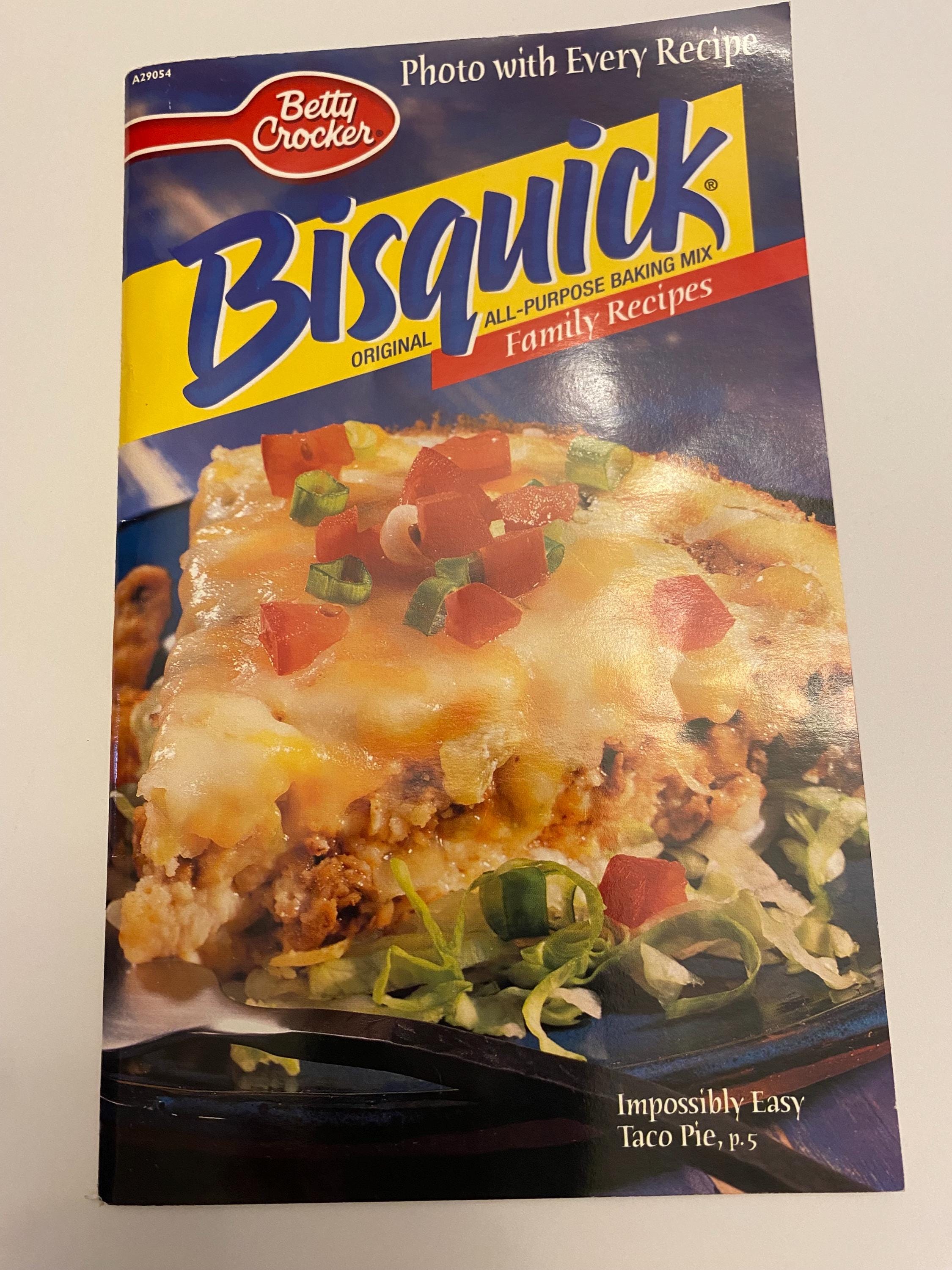 Betty Crocker BISQUICK Family Recipes Booklets Cook Book - Etsy