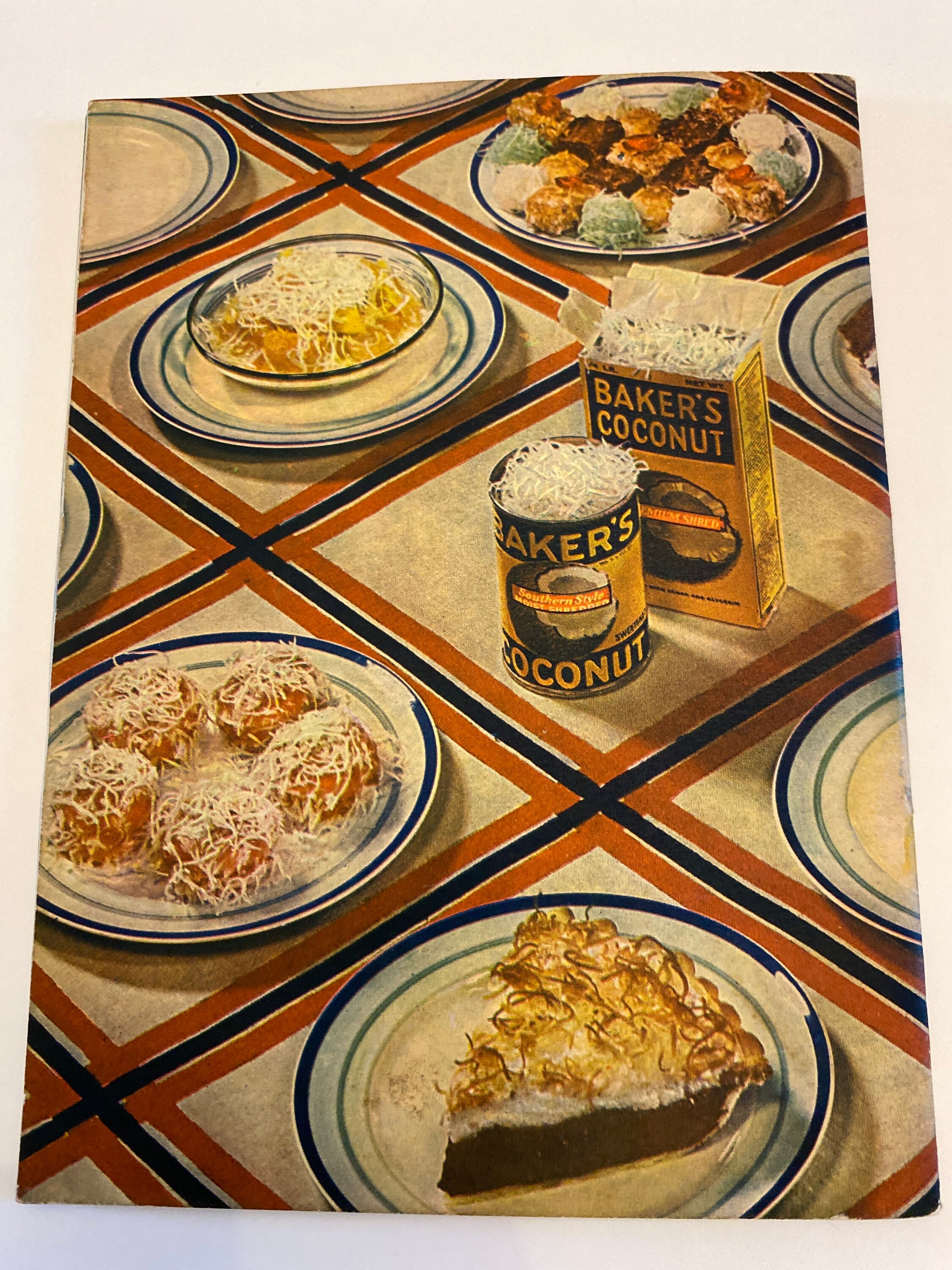 Coconut Cookbook 1930s Recipe Booklet the New Coconut Treasure Book ...