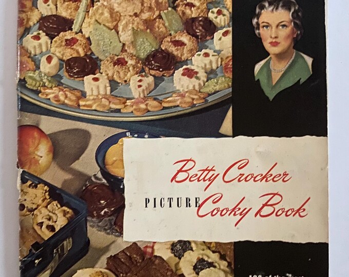 1957 Betty Crocker COOKY CARNIVAL Cookie Recipes Booklet Picture Cook ...